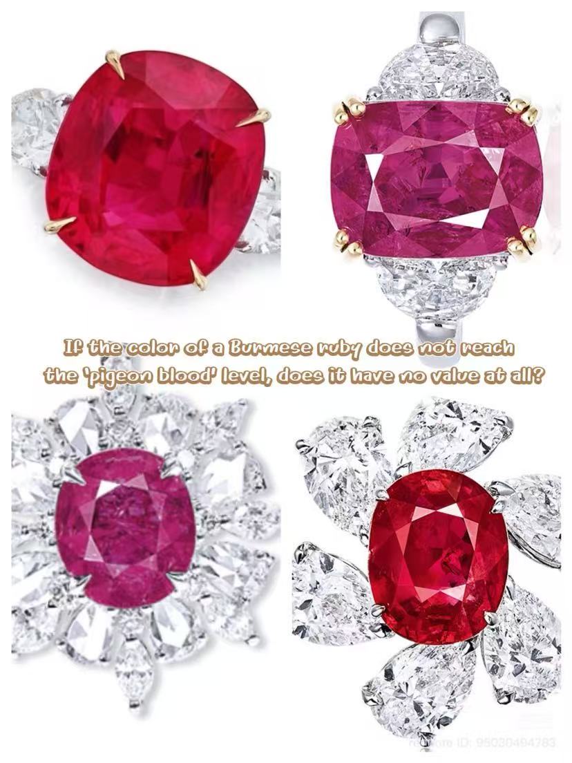 "Does a Burmese ruby lose all value if it is not 'pigeon blood' red ...