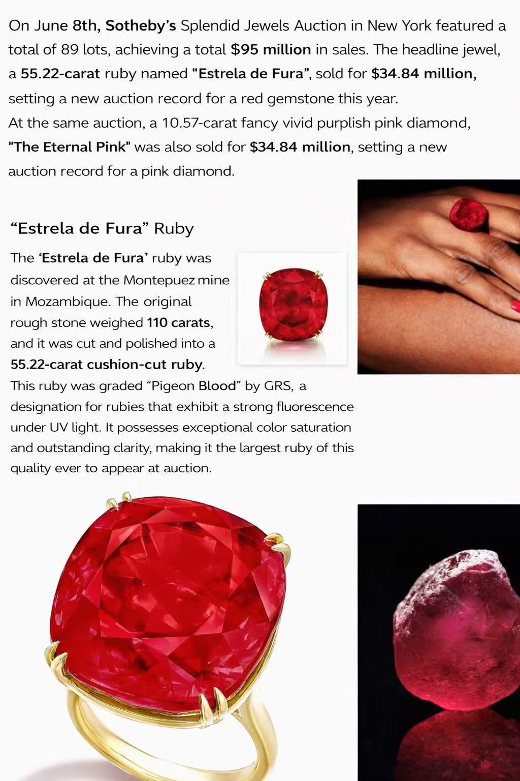 Sotheby’s Ruby Masterpiece That Still Resonates Years Later – WB Gem